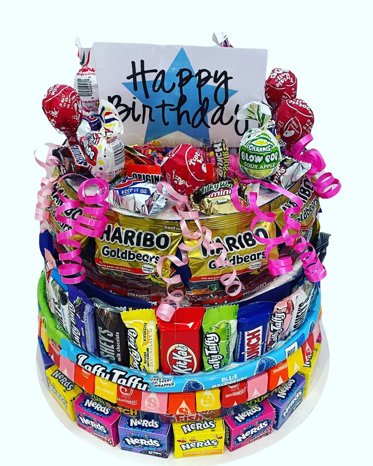 Large Birthday Surprise Candy Cake (Chocolate & Candy) – CandyCakeExplosion